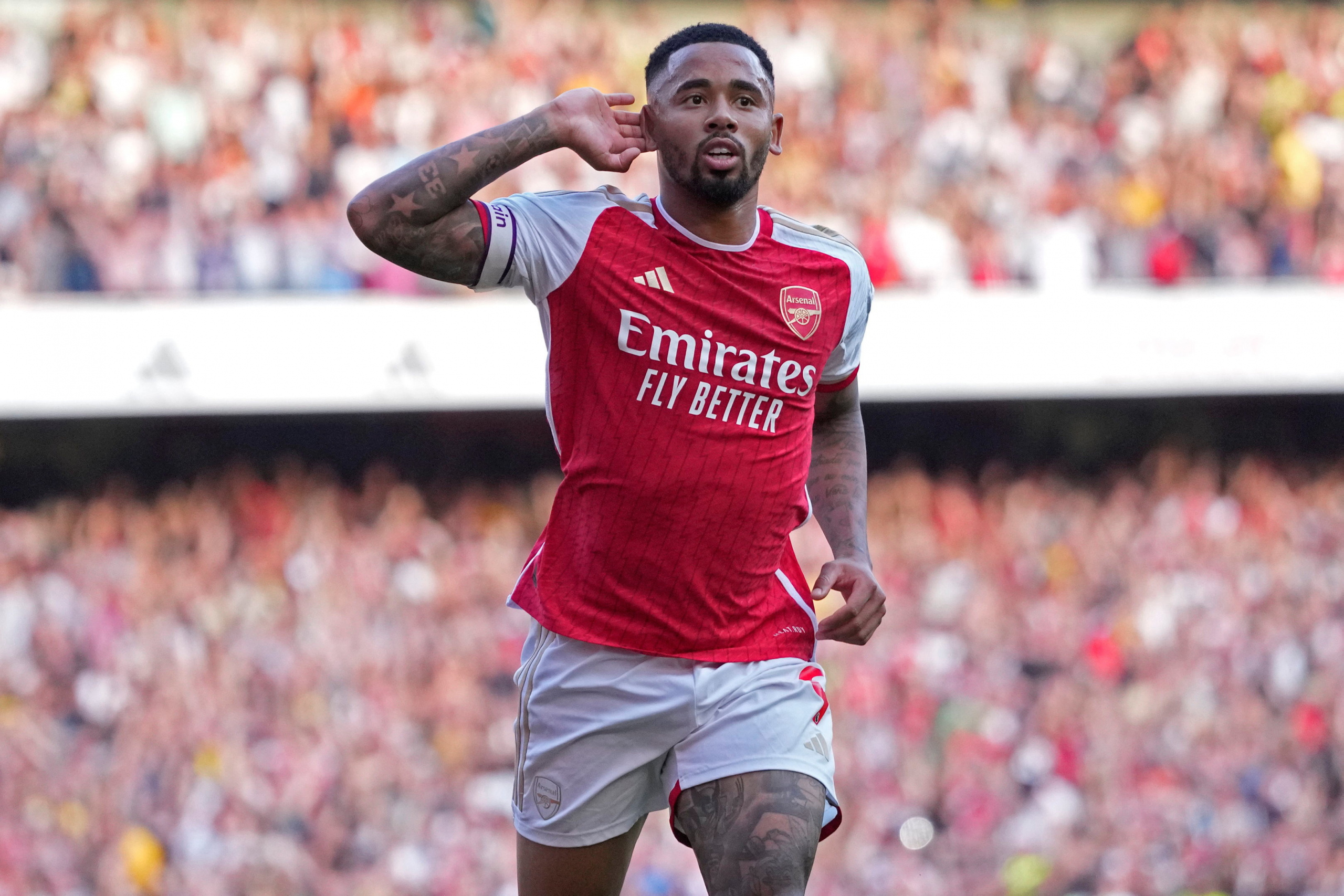 Arsenal’s Gabriel Jesus happy to have scored since injury setback – Soccer