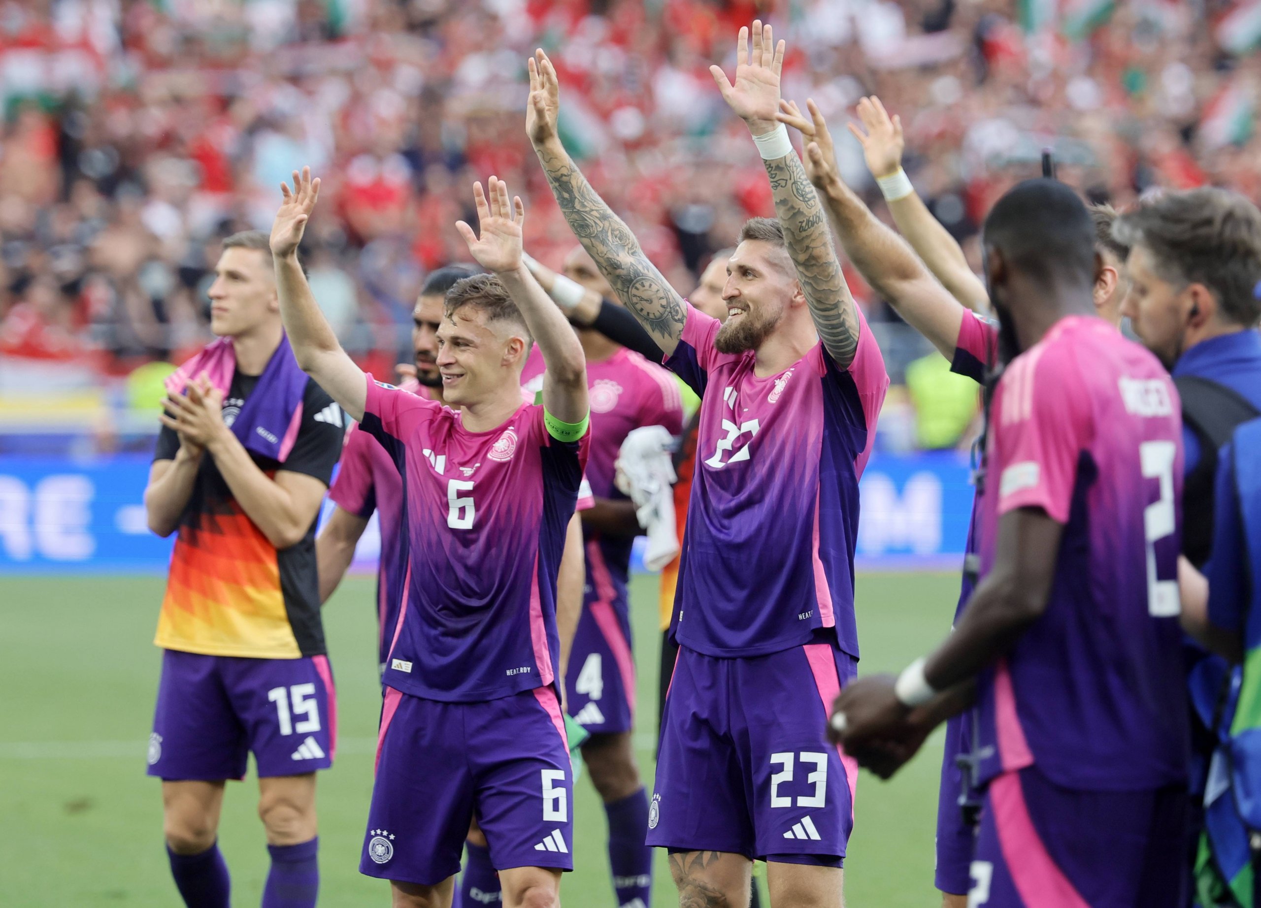 EURO 2024: HOSTS GERMANY PROGRESS INTO THE KNOCKOUT ROUNDS AFTER TWO ...